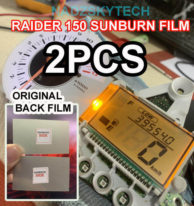 Polarize Film Raider 150 Speedometer gauge Original stock color | Lazada PH