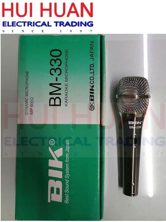 BIK DYNAMIC MICROPHONE KARAOKE MICROPHONE IMP.600 BM-330 麦克风 | Lazada