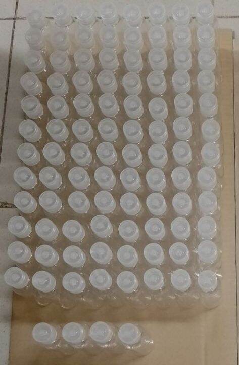 100pcs CPC PETE FLIP TOP Coskin 100ml Transparent Thick Plastic Empty ...