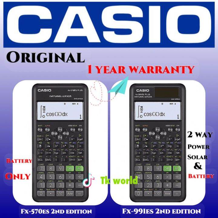 Casio fx 570es plus 2nd edition Scientific Calculator 570es | Lazada