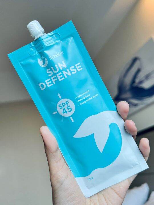 Herskin sundefense 50g bigger revitaglow skin rescue sunprotect ...