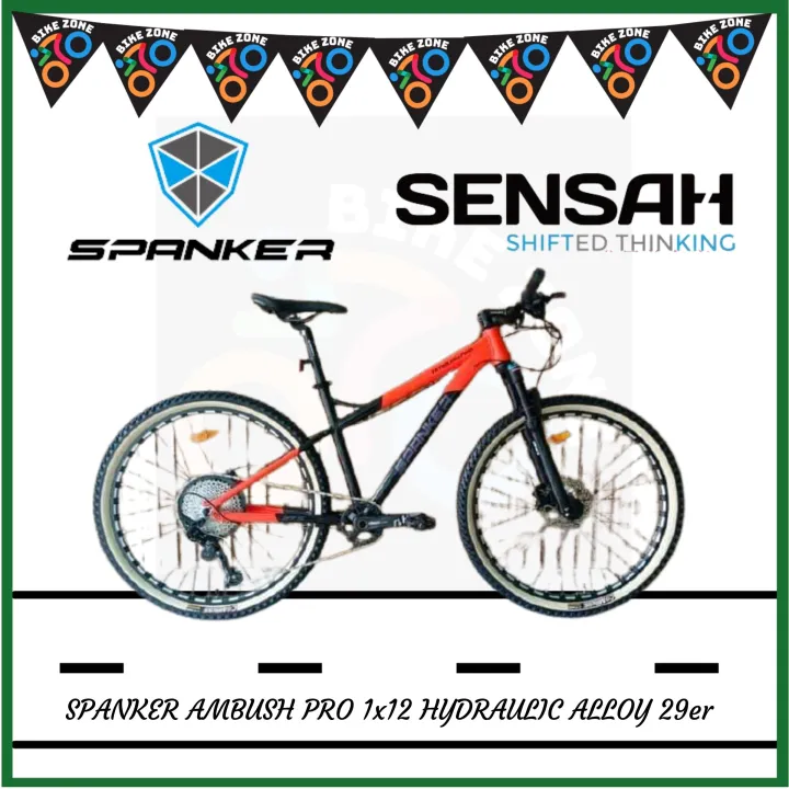 [Bike zone] Spanker Ambush 29er Pro 1x12 speed Hydraulic Alloy Mountain Bike, Air Fork | Lazada PH