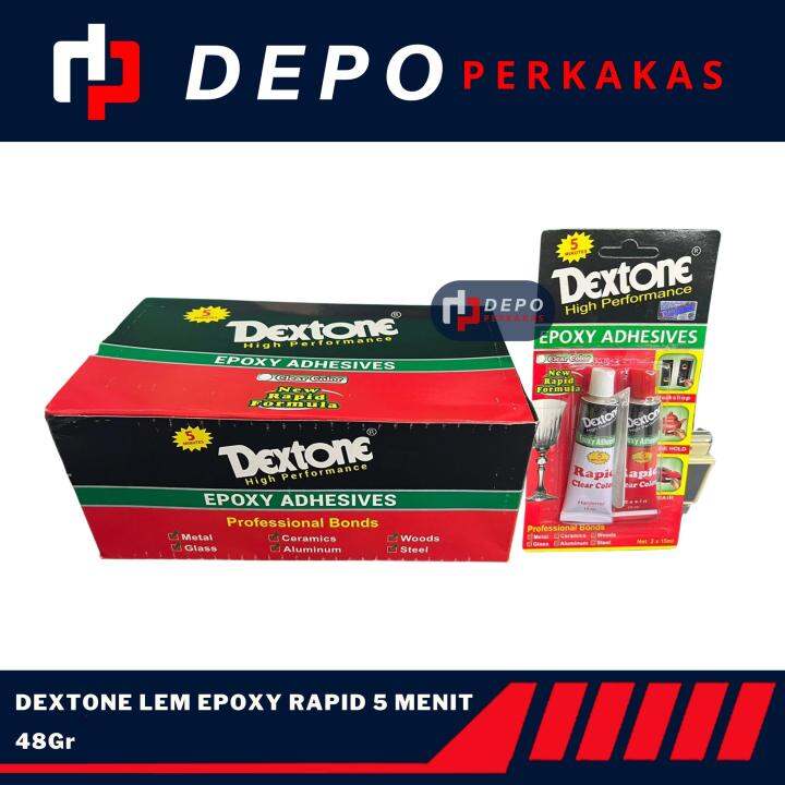 DEXTONE LEM EPOXY ADHESIVE RAPID 5 MENIT || LEM BESI EPOXY RAPID ...
