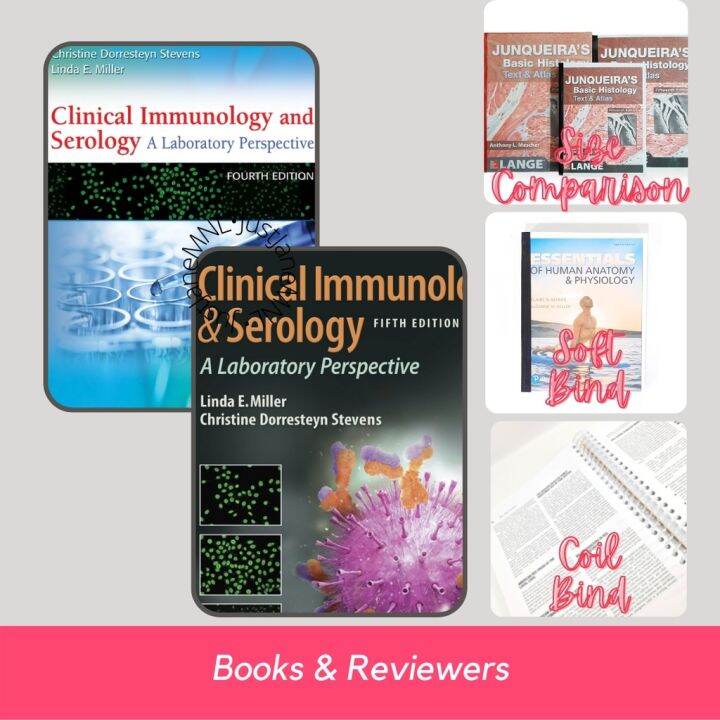 colored print Stevens - Clinical Immunology and Serology 4th/5th Edition | Lazada PH