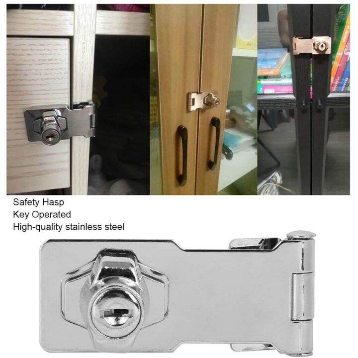 Keyed Hasp Lock Stainless Steel Large Keyed Hasp Lock Locking Hasp for ...