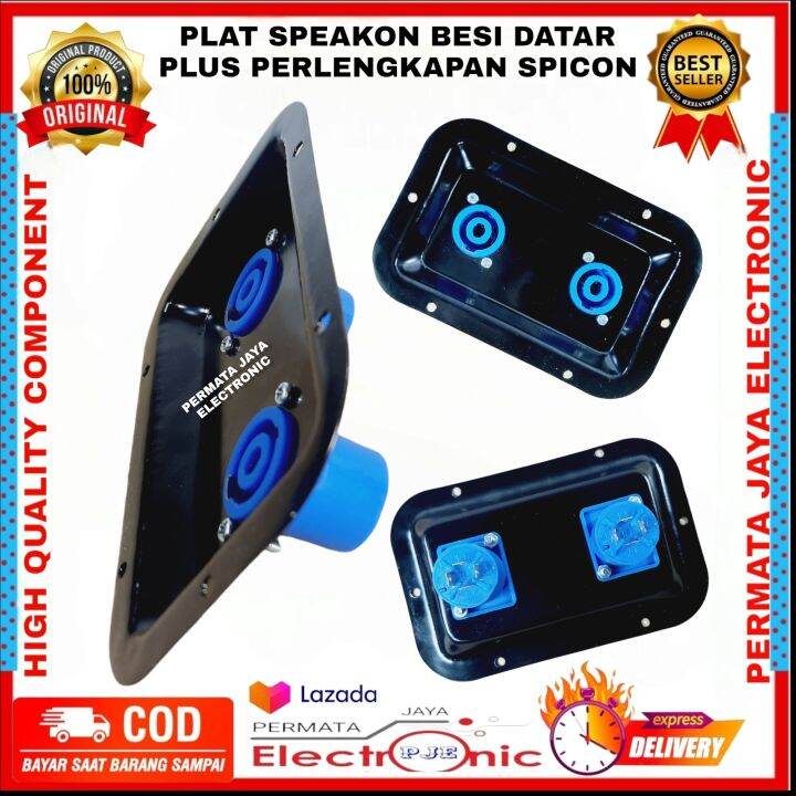 Plat spicon besi datar + perlengkapan spicon PLAT TEBAL DAN BERKWALITAS ...