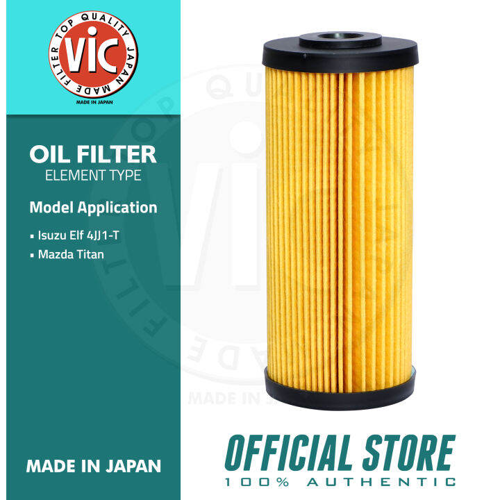 VIC Oil Filter Element Type O-584 For Isuzu Elf 4JJ1-T, Mazda Titan ...
