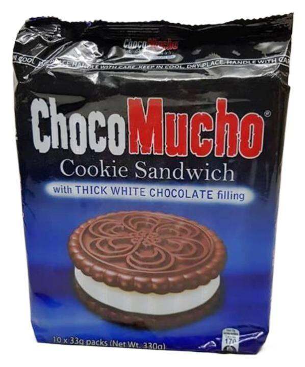 【Spot goods】 Choco Mucho Cookie Sandwich with Thick White Chocolate ...