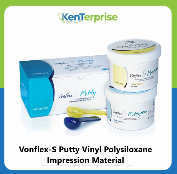 Dental Vericom Vonflex-S Putty Vinyl Polysiloxane Impression Material ...