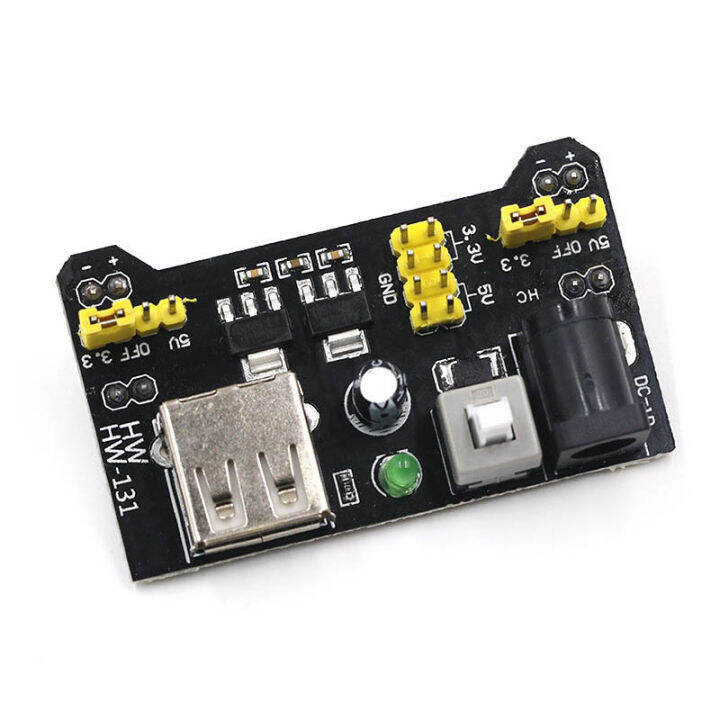 Breadboard Power Supply Module 2-way 5V/3.3V MB-102 Solderless Bread ...