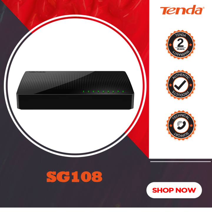 Tenda SG108 Switch 8-Port Gigabit Desktop Switch | Lazada PH