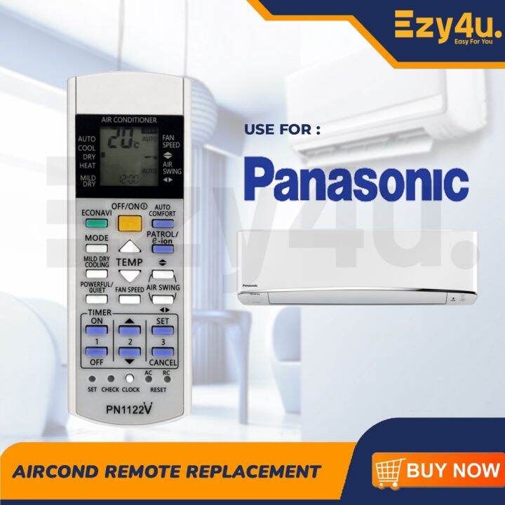 Universal Panasonic Aircond Remote Control Inverter K-PN1122 for ...
