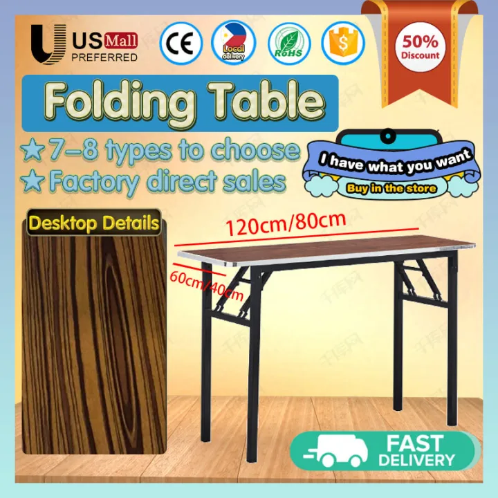 Modern Folding Table Family Dining Table Study Table Portable Folding ...