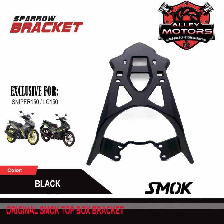 SMOK TOP BOX BRACKET FOR LC150/SNIPER150 By Alley Motors | Lazada PH