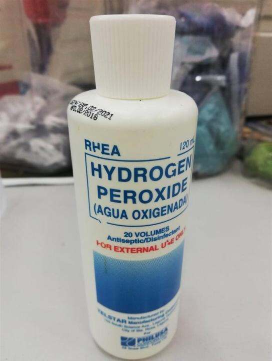 Philippine Product Hydrogen Peroxide / Agua Oxigenada 120 ml (20 ...