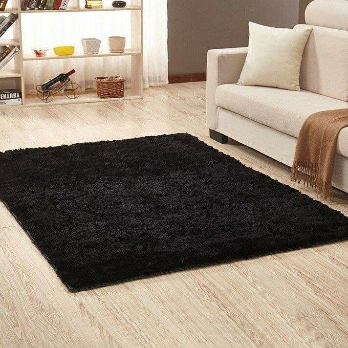 150 cm X 180 cm Soft Fluffy Non Slip Hairy Bedroom Home Living Floor ...