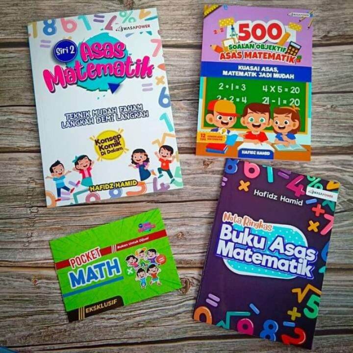 Buku Asas Matematik Siri 2 Dan Buku Latihan 500 Soalan Objektif Asas Matematik Sekolah Rendah ...