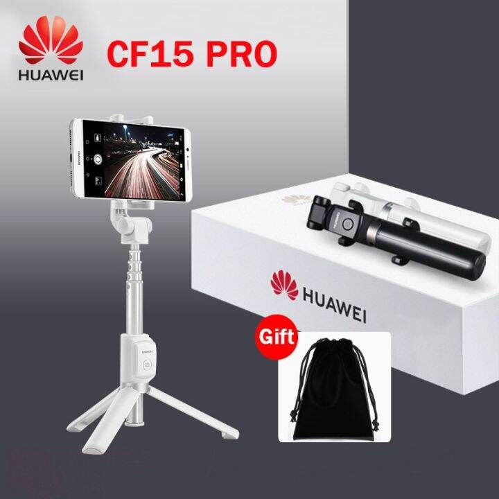 HUAWEI CF15 Pro Wireless Bluetooth Selfie Stick Travel Tripod Portable ...