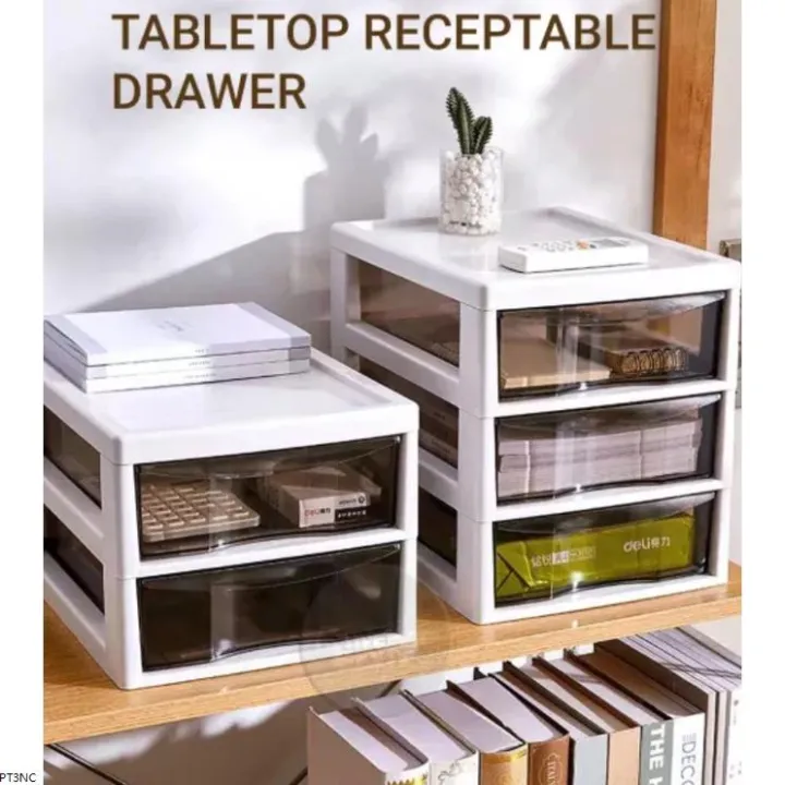 DAU Yvonne Office Desktop Drawer Multifunctional A4 File Organizer Rack ...