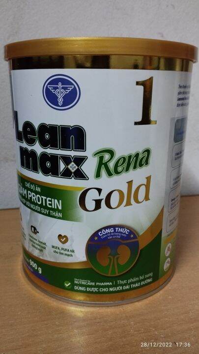 leanmax rena 1 gold 900g- dinh dưỡng cho người suy thận | Lazada.vn