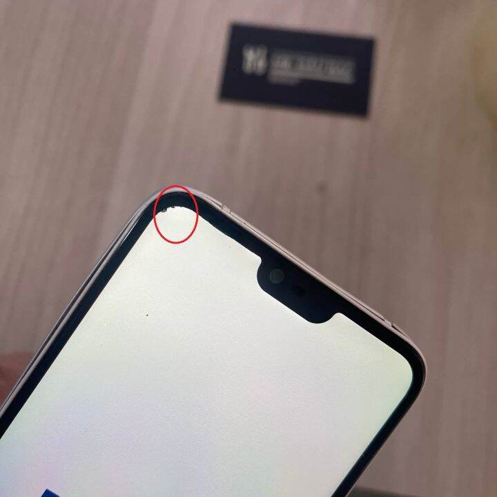 Màn hình Điện thoại Nokia 6.1 Plus, CHẤM MỰC GÓC TRÊN, phản quang hơi ố ...