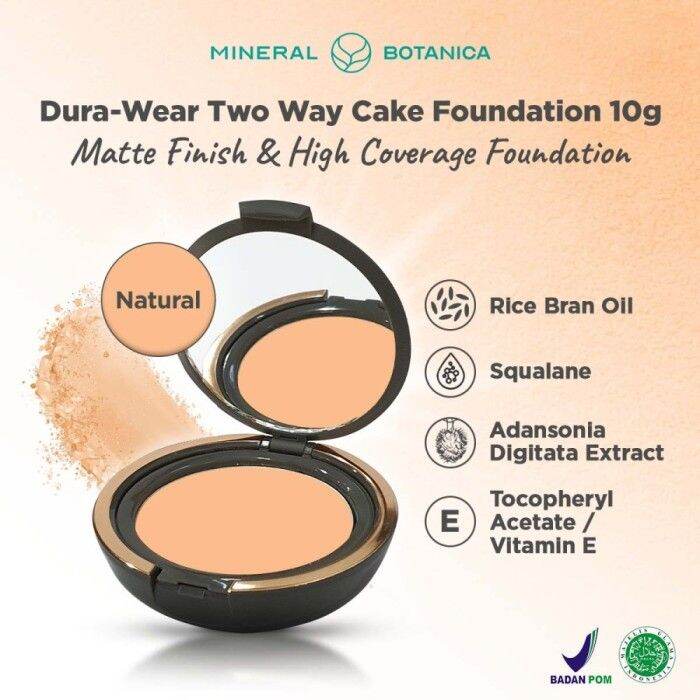 Mineral Botanica Dura-Wear Two Way Cake Foundation 10gr | Lazada Indonesia