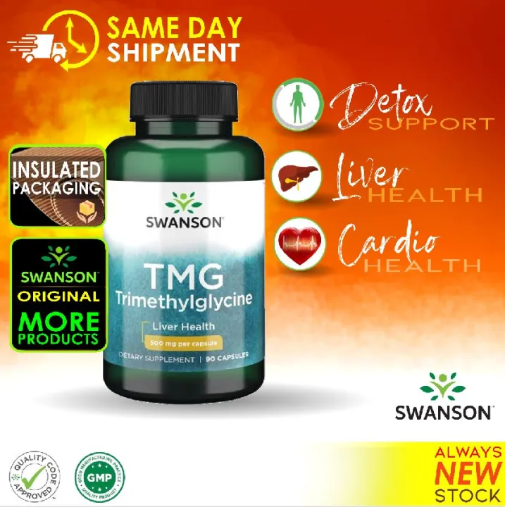 Swanson TMG Trimethylglycine 500mg 90 Caps | Lazada PH