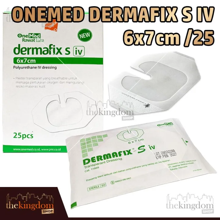 Onemed Dermafix S IV Plaster Transparan Plester Infus Kateter Steril ...