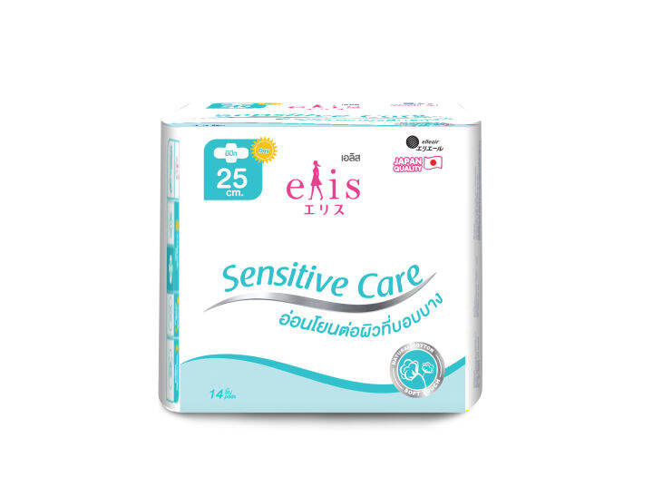 Elis Sanitary Napkin Sensitive Care Day Heavy Flow 25cm (14pads ...