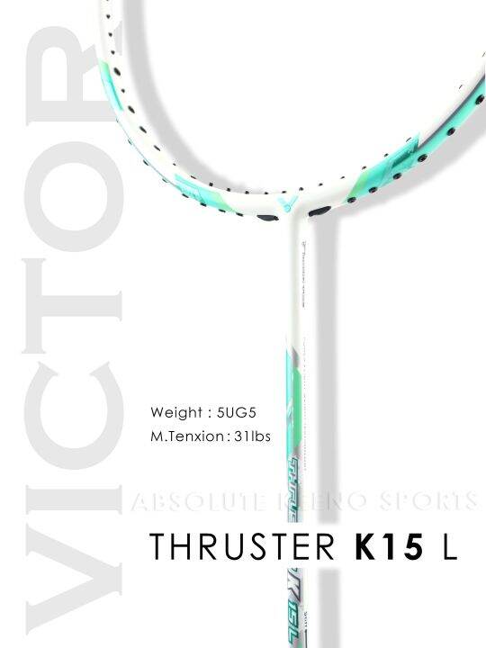 VICTOR Thruster K15 L Badminton Racket | Lazada