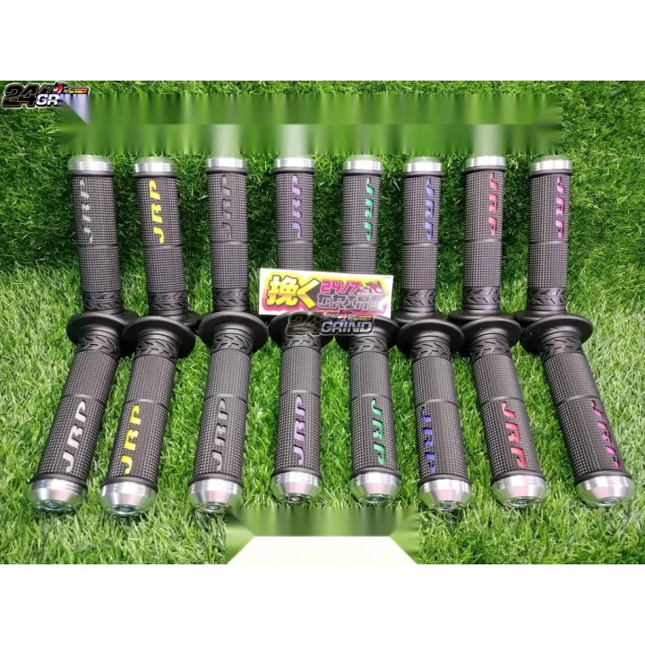JRP HANDLE GRIP WITH SILVER BAR END (UNIVERSAL) ( MADE IN THAILAND FREE ...