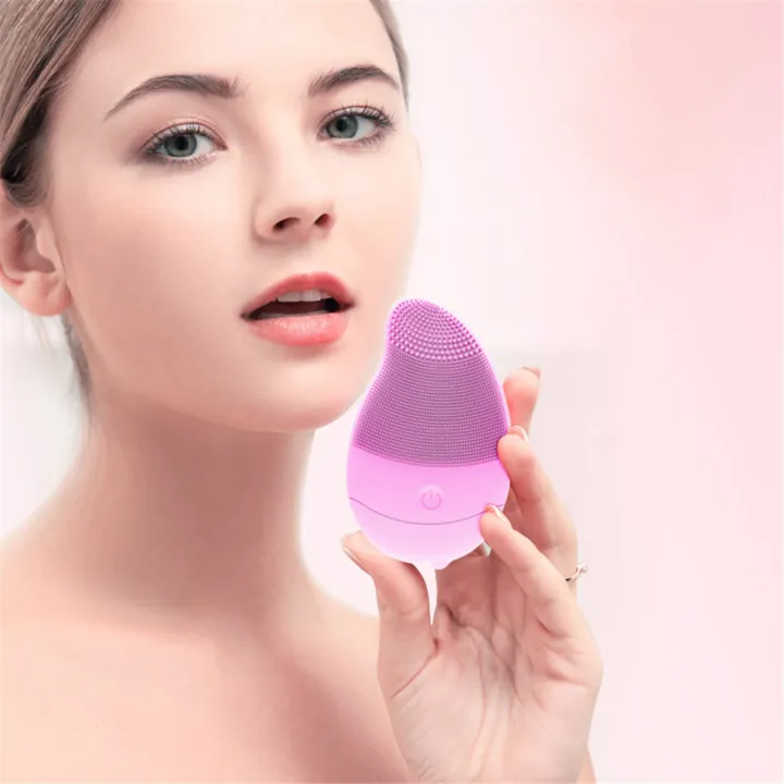 Mini Mango Electric Silicone Face Cleansing Brush Disposable non ...