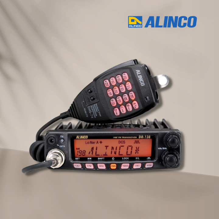 🎈 Alinco DR-138 วิทยุสื่อสารราชการมาตรฐานญี่ปุ่น ติดยานพาหนะ ตั้งโต๊ะ | Lazada.co.th