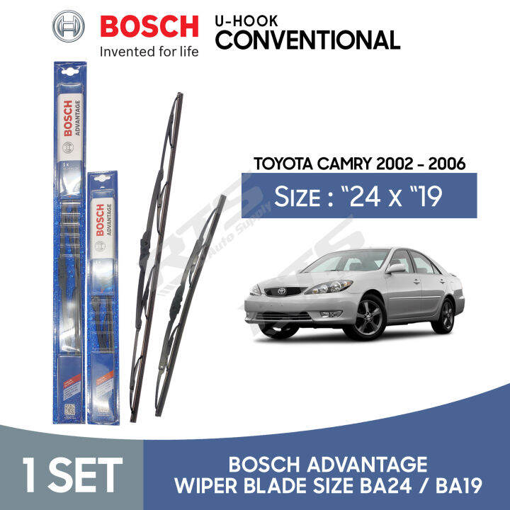 Bosch Advantage Conventional / Standard Wiper Blade Toyota Camry 2002 ...