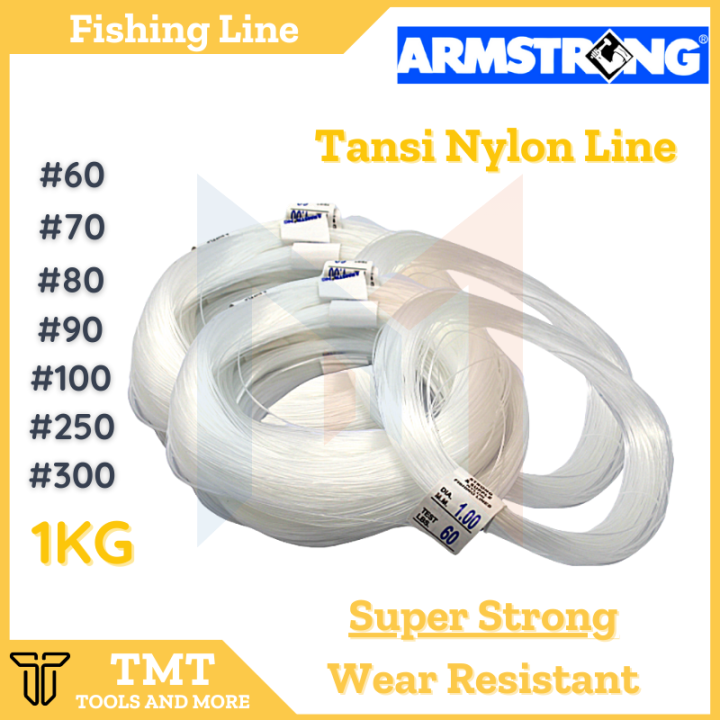 ARMSTRONG Super Strong Tansi Nylon Fishing Line Tanse Nylon Line 1kg 60 To 300 | Lazada PH