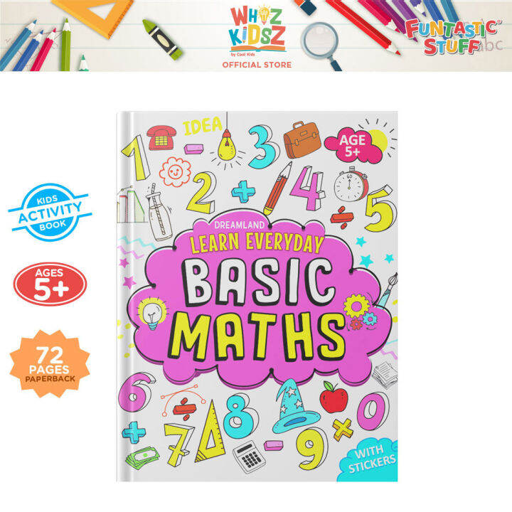 Whiz Kidsz Basic Maths with Stickers , Books for Kids (Paperback) | Lazada PH