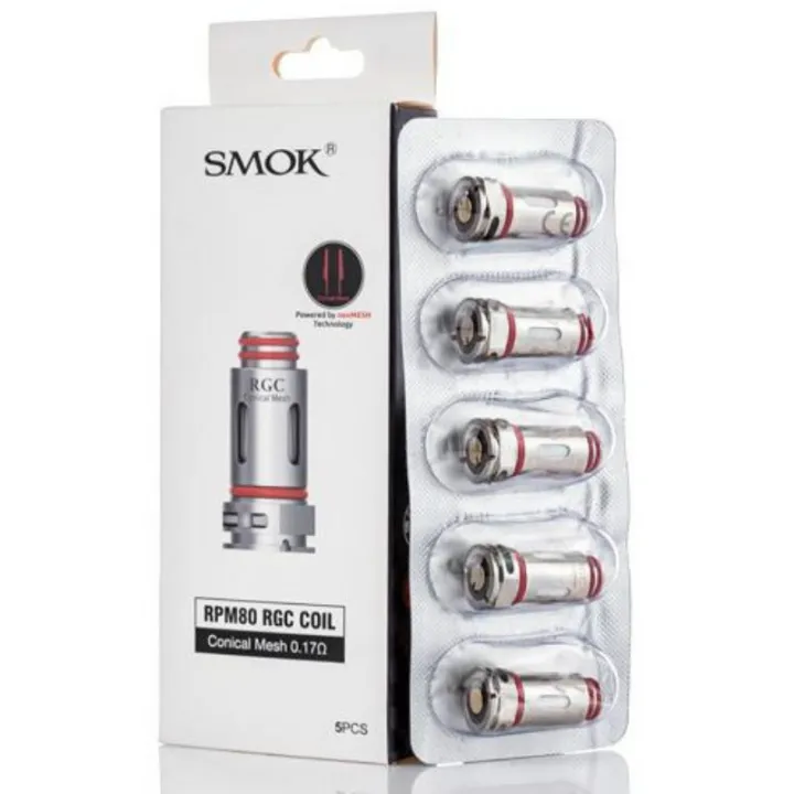 5pcs/box RPM80 RGC Coil Conical Mesh Coils 0.17ohm Head for Fetch Pro ...