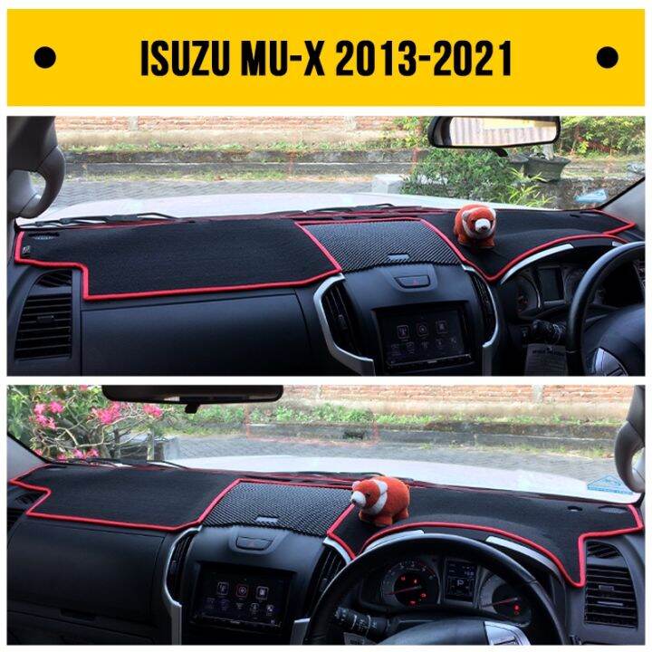 Hiasan Dashboard Mobil Depan ISUZU MU-X 2013-2021 Pelindung Panas Sinar ...