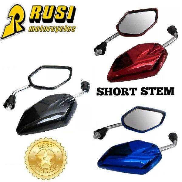 RUSI RFI 175 - Motorcycle Rear View Side Mirror Short Stem ( GLOSSY ...