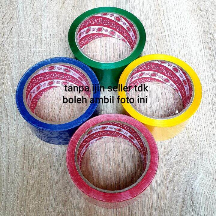 LAKBAN WARNA / LAKBAN / ISOLASI UKURAN 5 CM | Lazada Indonesia