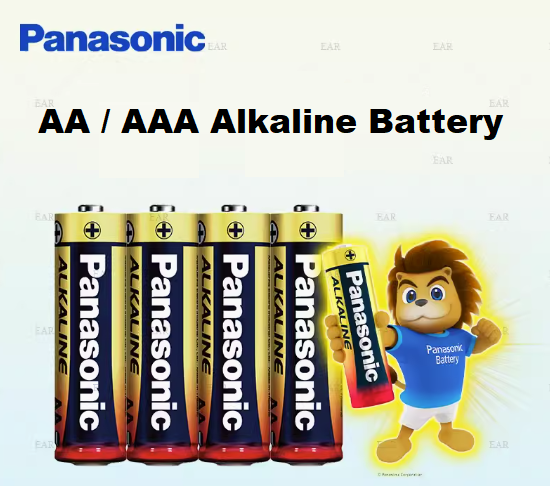 Original Panasonic Alkaline AAA Size Battery Panasonic Alkaline AA Battery Extra Heavy Duty ...