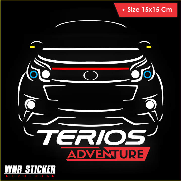 Stiker All New Terios Adventure Model Tebaru | Lazada Indonesia