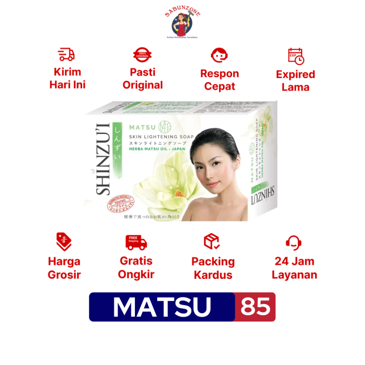 Sabun Mandi Batang Shinzui Matsu Bar Soap 85 gr | Lazada Indonesia