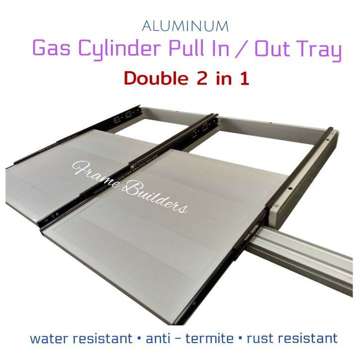 [READY-STOCK]Gas Tanks Tray/Gas Cylinder Slide/Double For Spare Tanks ...