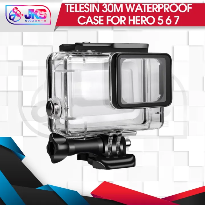 Telesin Gopro Waterproof case for GoPro Hero 5 6 7 No Need to Remove ...