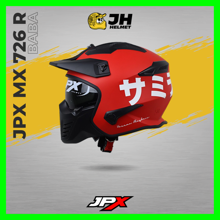 Helm JPX MX726 R Motif SPECIAL EDITION | Modular Full Face | Jual Helm ...