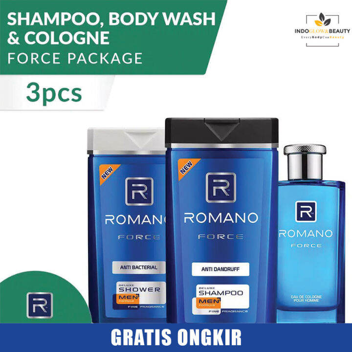 IndoGlow&Beauty Romano Shampoo Anti-Dandruff Force+Body Wash Anti ...