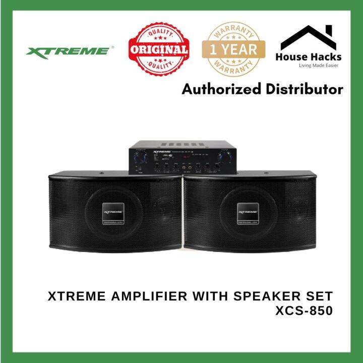 Xtreme Amplifier with Speaker Set XCS-850 (House Hacks) | Lazada PH