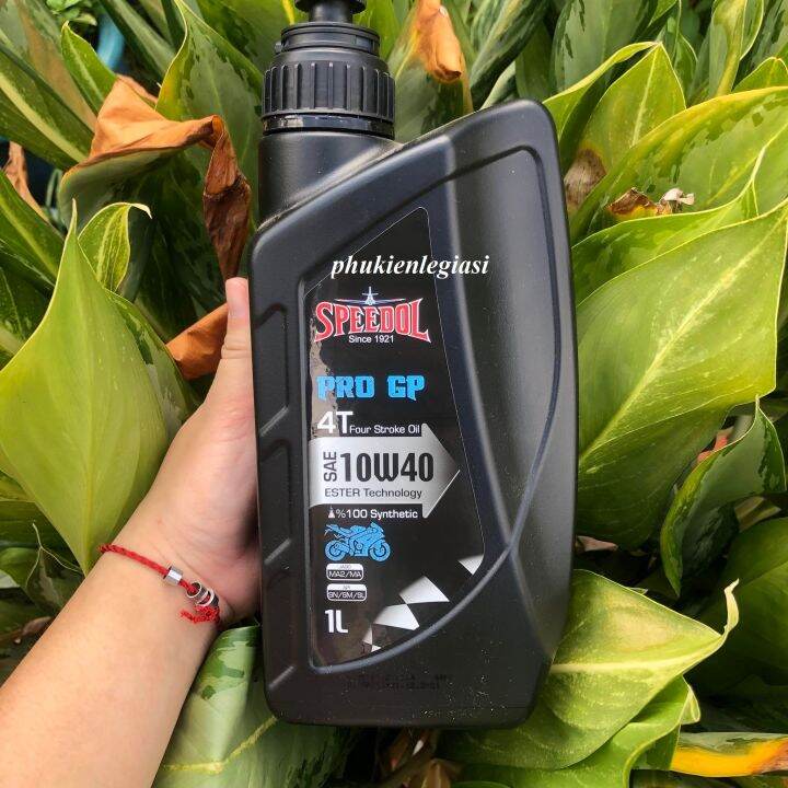 Nhớt 10w40 Speedol Pro GP Fully Synthentic xe số tổng hợp toàn phần gốc ESTER API SN JASO MA/MA2 ...