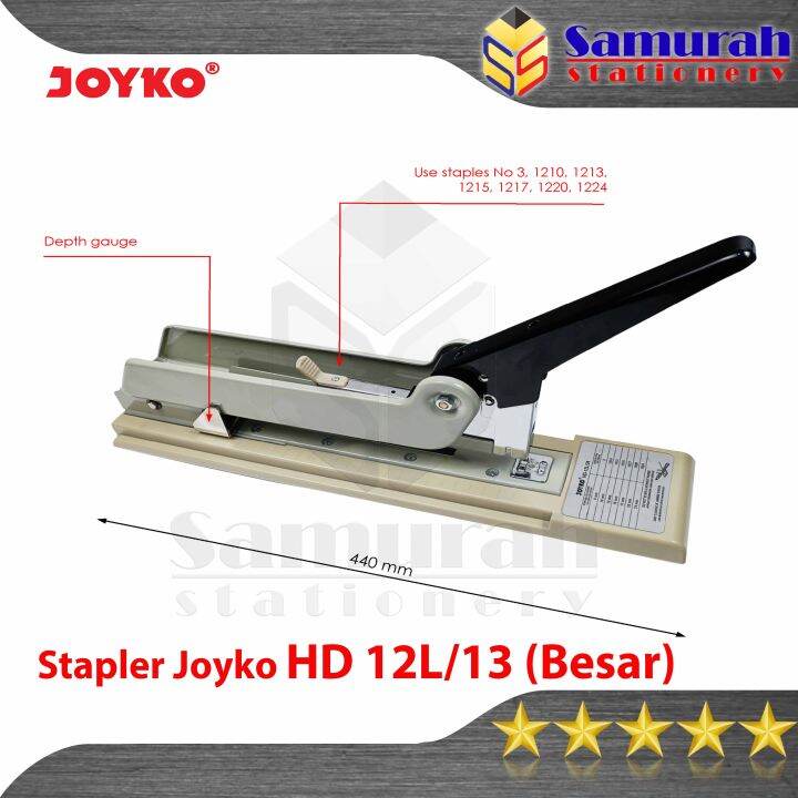 Stapler Joyko HD-12L/24 Besar / Mesin Staples Jilid HD 12L 24 Panjang ...